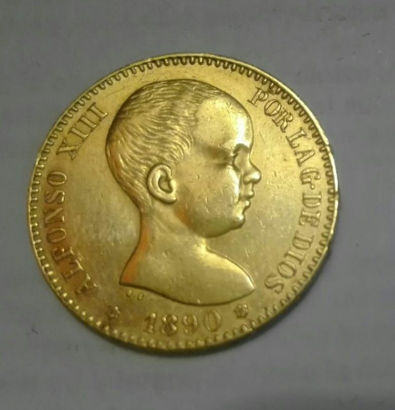 20 pesetas oro - Numismática Xaudar